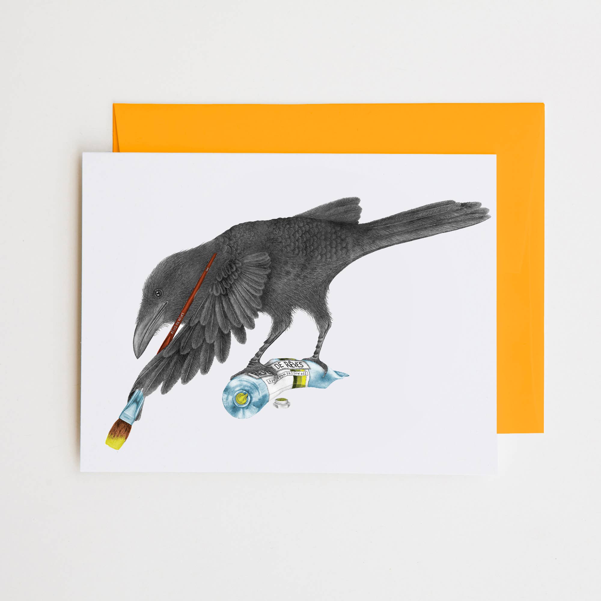 Aurora Belle Raven Note Card – Arkansas Museum of Fine Arts Store