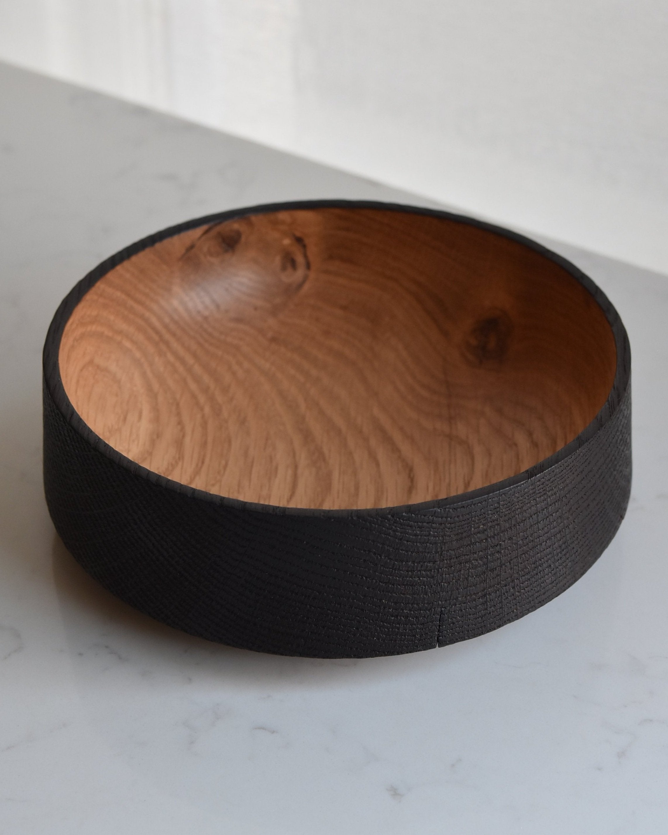 Koben Bowl in Oak with Yakisugi Finish – Arkansas Museum of Fine Arts Store