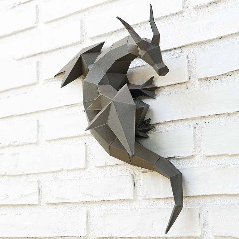 Dragon 3D PaperCraft Origami Wall Art – Arkansas Museum of Fine Arts Store