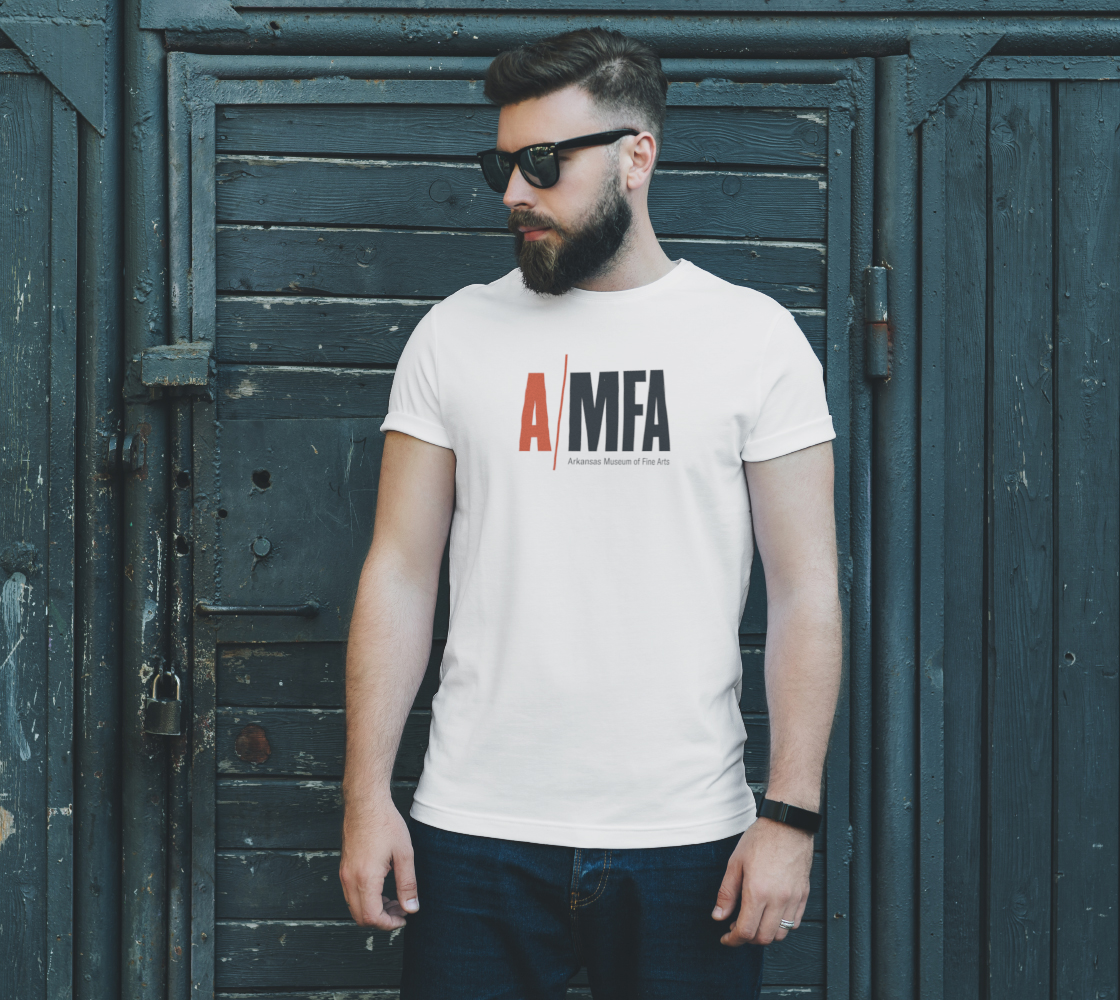 AMFA Signature Unisex White T-Shirt – Arkansas Museum of Fine Arts Store